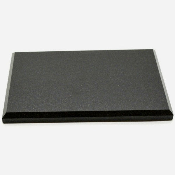 Beveled Black Granite Wide Bases · Ellisi Gifts