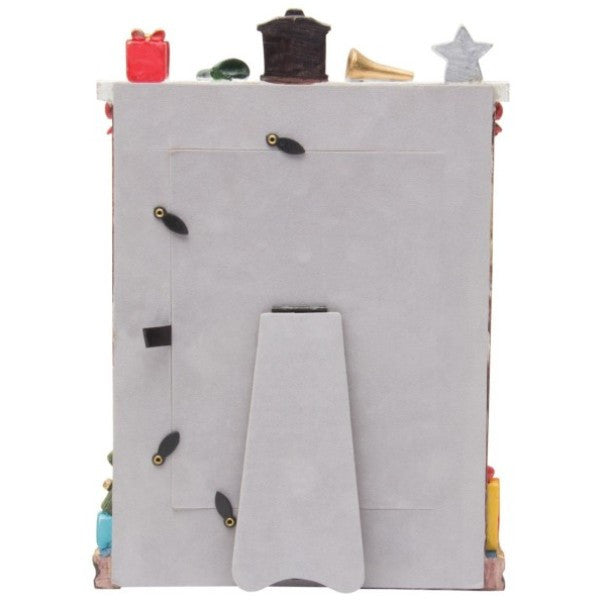 Light Up Fireplace Christmas Resin Picture Frame · Ellisi Gifts